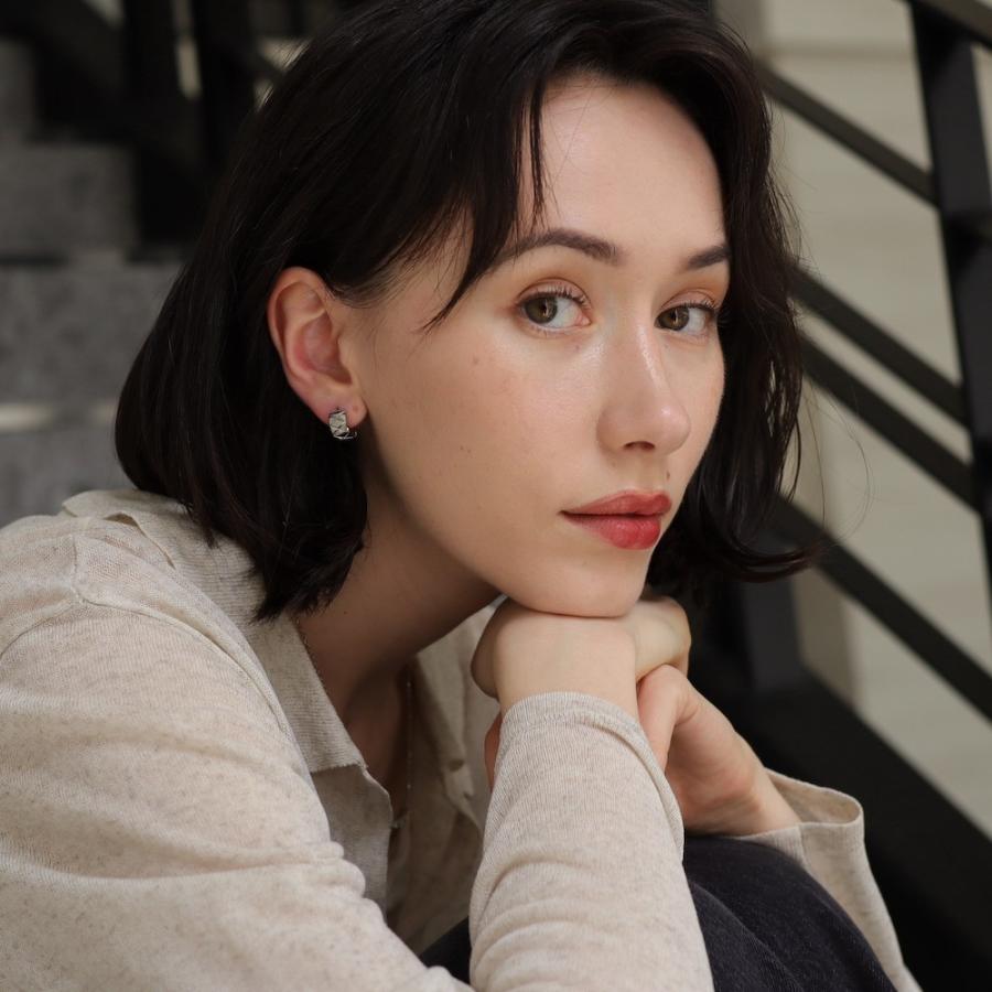 AJIRO ACCESSORY ピアス ajiro accessory サージカルステンレス ゴールド シルバー フープ キャッチレス ステンレス アレルギー対応 人気 P325 ...