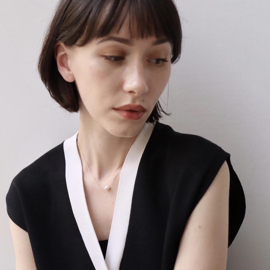 ネックレス 金属アレルギー対応 ajiro accessory ステンレスアクセサリー 淡水パール フォーマル 結婚式 オケージョン 人気 ...