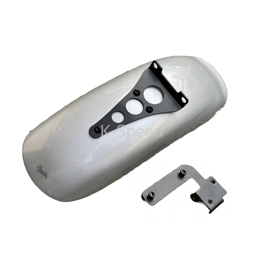 ☆正規販売店☆K-SPEED Raised Front Fender Grey For HONDA Dax125 ダックス フロントフェンダー ...