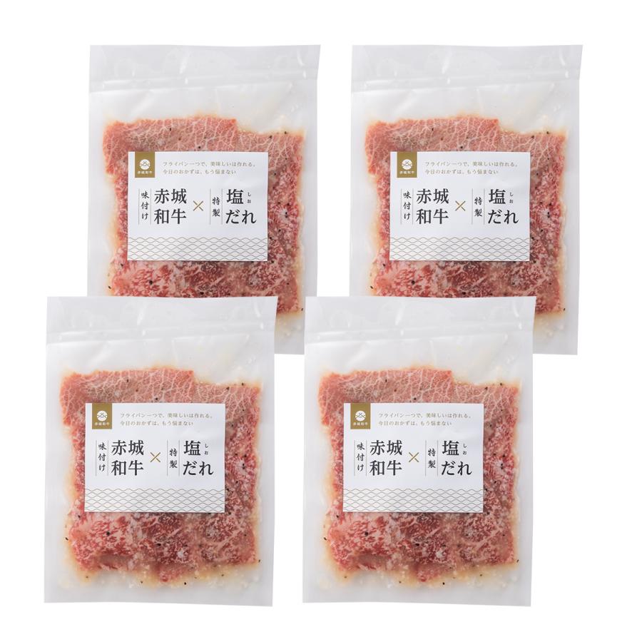 赤城和牛 × 特製塩だれ 480g (120gx4個) セット 冷凍 黒毛和牛 牛肉 タレ漬け 焼肉 : 赤城牛・赤城和牛のとりやま - 通販 - Yahoo!ショッピング