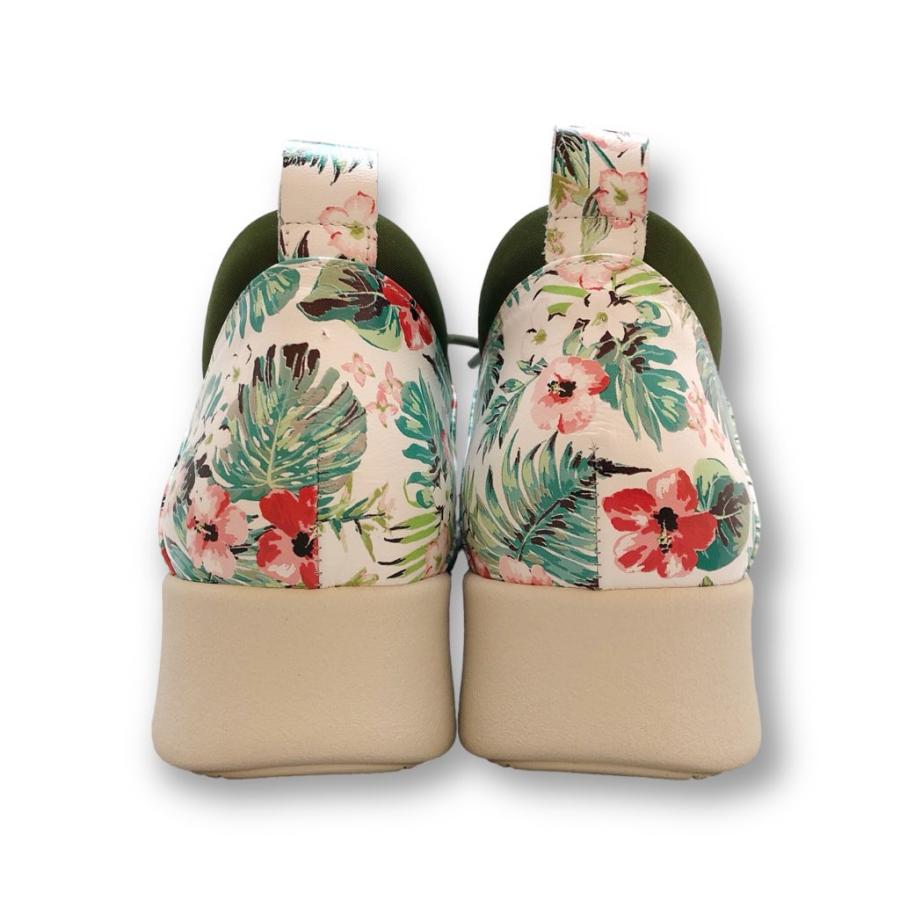 MONET Monet モネ レースアップ シューズ 本革 ストレッチ 花柄 靴 883204 flowc : あかい靴 - 通販 ...