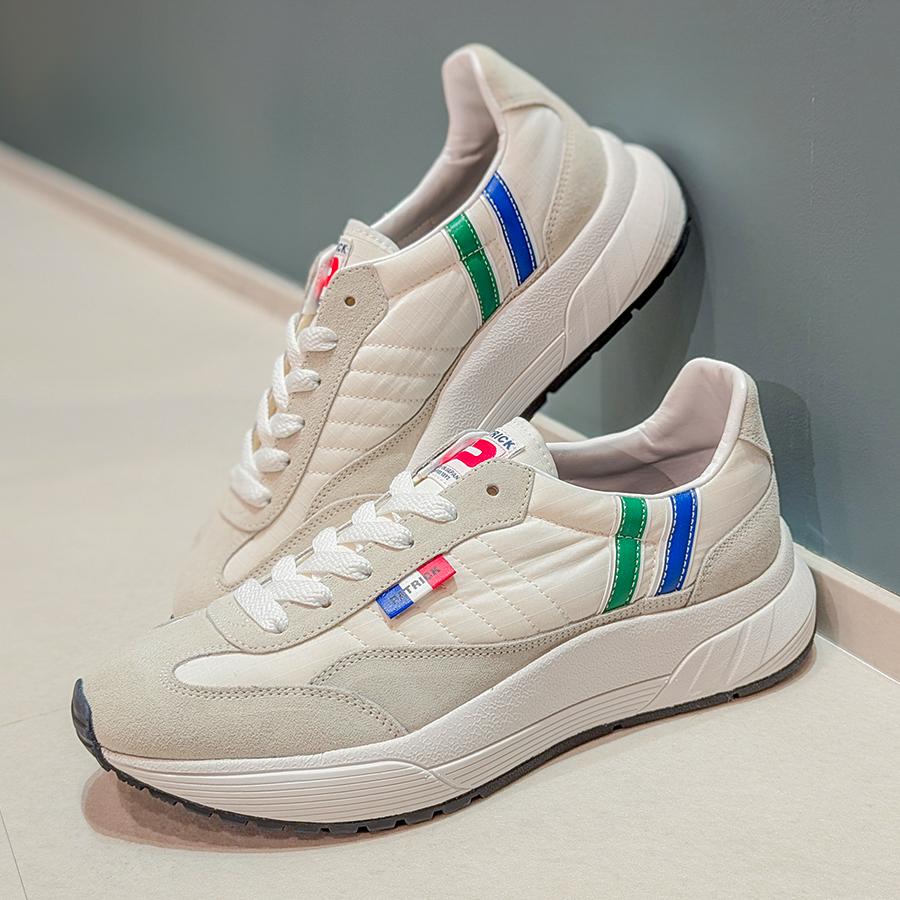 PATRICK パトリック COPEN-HB コペン・ハイブリッド WHT ホワイト 506740 スニーカー 厚底 ボリュームソール 白 本革 靴 レディース ヒモ通しお届け ...