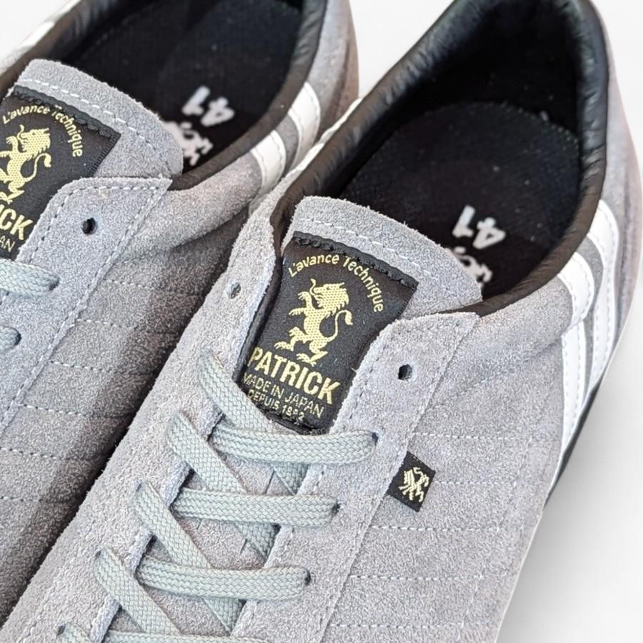 PATRICK パトリック IRIS-VR アイリス・ベロア ASH アッシュ 582454 スニーカー カジュアル グレー ベロア レザー 本革 靴 メンズ ヒモ通しお届け : あかい靴 ...
