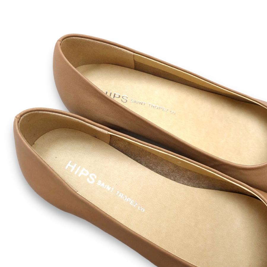 HIPS ヒップス パンプス ローヒール 柔らか 本革 靴 224006 : あかい靴 - 通販 - Yahoo!ショッピング