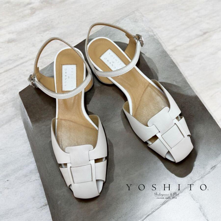 YOSHITO 2025春夏新作 ヨシト パンプス サンダル ストラップ グルカ 本革 靴 8312 w : あかい靴 - 通販 - Yahoo!ショッピング