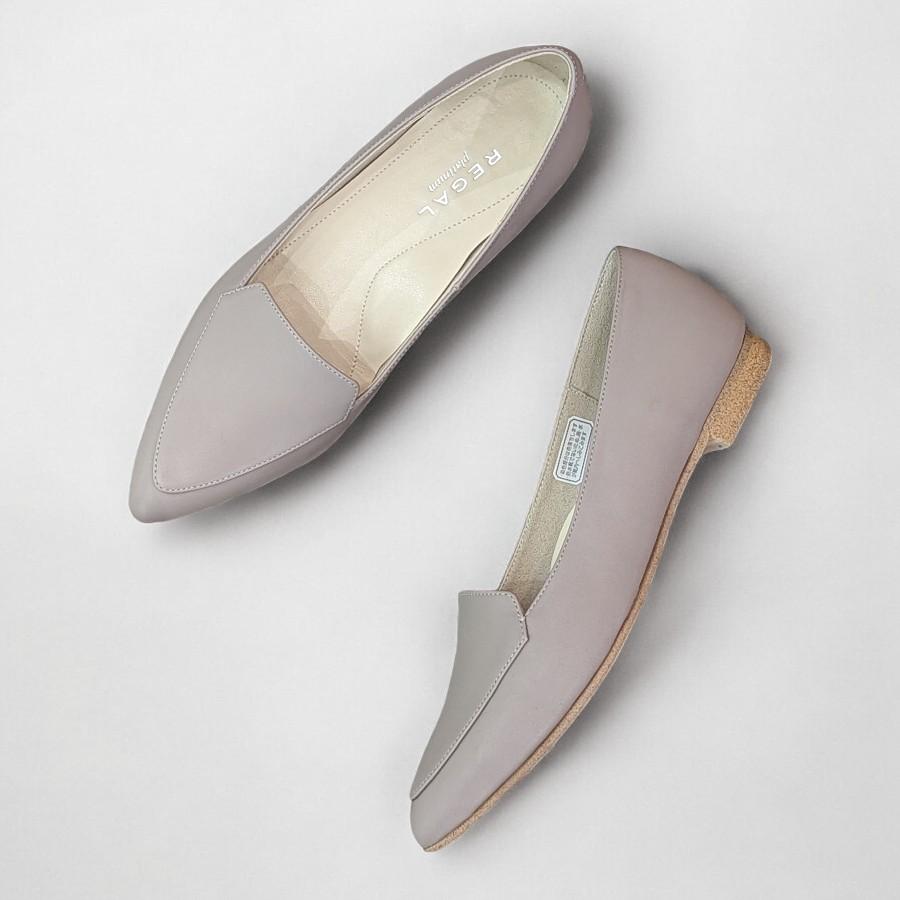 REGAL リーガル フラット シューズ パンプス カッター 本革 靴 f83q ok : あかい靴 - 通販 - Yahoo!ショッピング