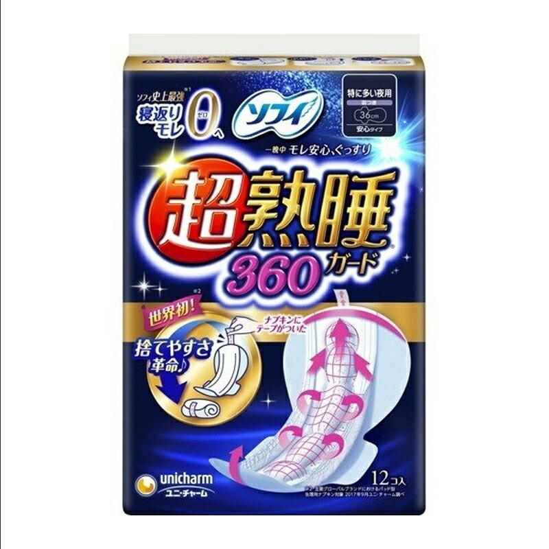 ソフィ 超熟睡ガード 特に多い夜用 羽つき 36cm(12枚入)【ソフィ】[生理用品] : 4903111359660 : アカカベオンライン ...