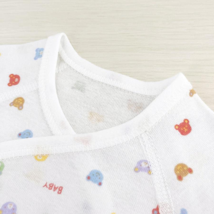 赤ちゃんの城 【赤ちゃんの城】安心・安全の日本製 コンビ肌着 ベビーパステル 50-60cm 綿100％ フライス/天竺/スムース 春夏秋冬 素材・縫製にこだわった新生児肌着 ...