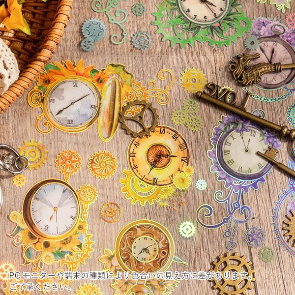 美好的一天 透明シール 花と懐中時計のシール「時輪漫游」1100621 : 赤猫家(シーリングスタンプの赤猫文具堂) - 通販 - Yahoo ...