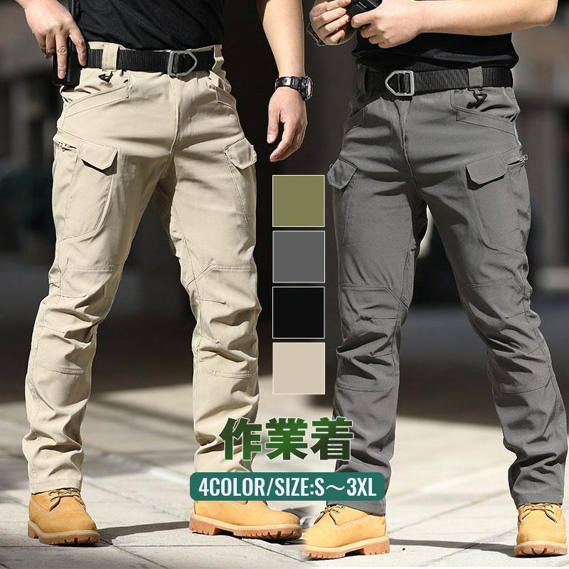 カーゴパンツ メンズ ミリタリー アメカジ 軍物 カジュアル マルチポケット 作業着 ワークパンツ イージーパンツ スウェットパンツ ゆったり : 92akar-1000019 ...