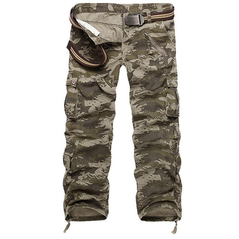 カーゴパンツ メンズ ミリタリー アメカジ プリント迷彩柄 マルチポケット カジュアル 作業着 ワークパンツ イージーパンツ スウェットパンツ : 92akar-1000041 ...