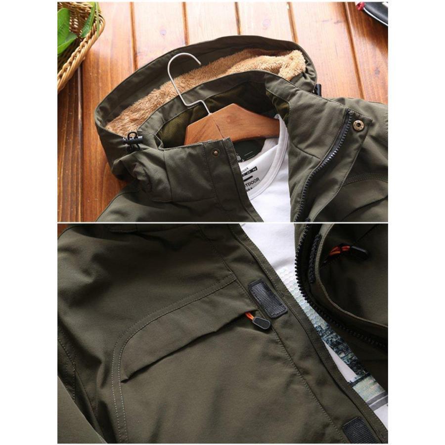 ミリタリージャケット メンズ 裏起毛 ブルゾン ジャンバー アメカジ
