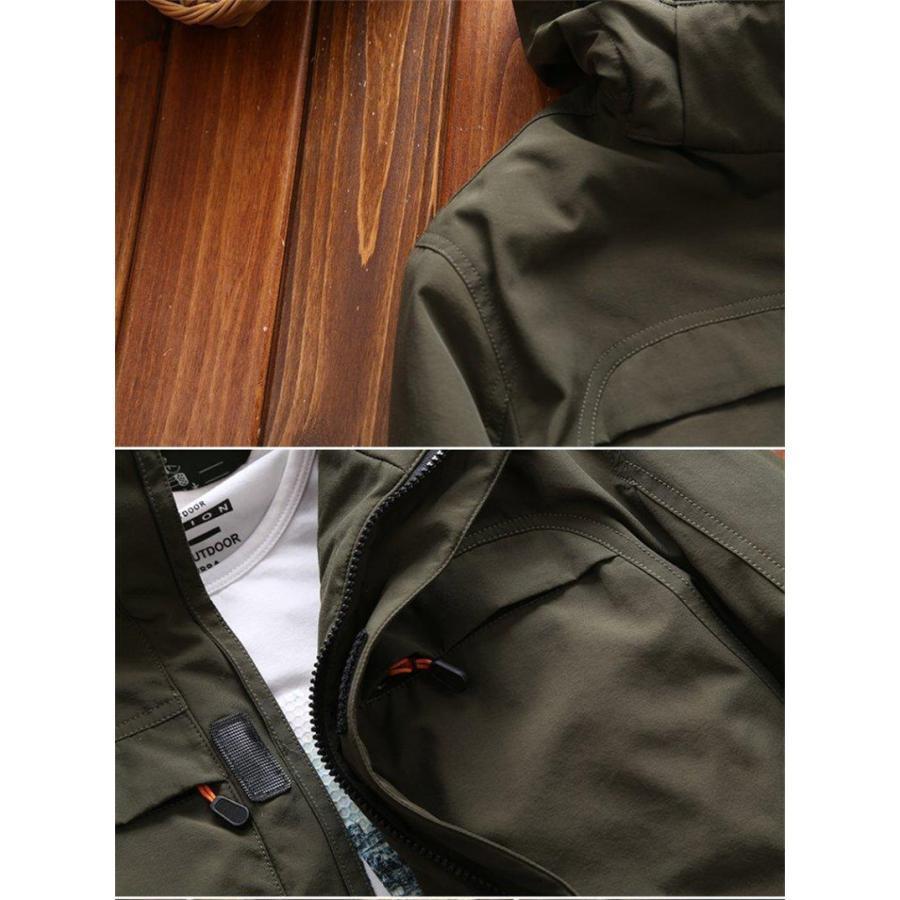 ミリタリージャケット メンズ 裏起毛 ブルゾン ジャンバー アメカジ