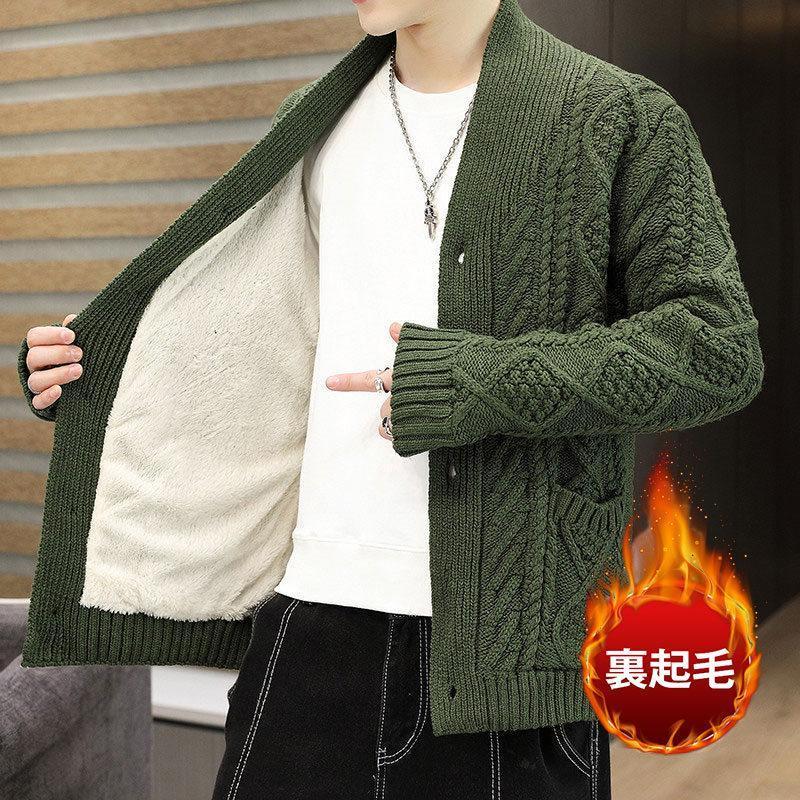 カーディガン 裏起毛 パーカー ニット メンズ ジャケット セーター 防寒 暖かい スウェット プルオーバー カジュアル コート 冬 : 92akar-1000262 : akarishop ...