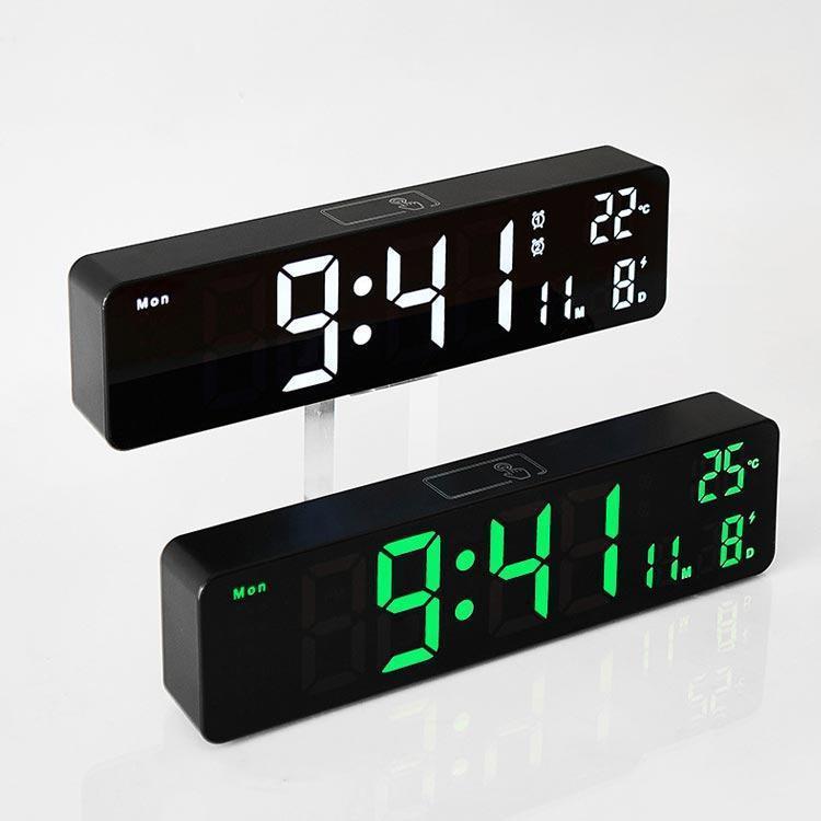 壁掛け時計 デジタル LED電子時計 2way 置時計 壁掛け時計 デジタル時計 壁掛け 大型 led 壁掛け時計 置き時計 clock ...