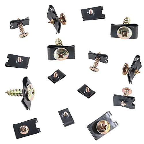 U字クリップスクリューセット 170個セット UナットM3/M4/M5/M6 Uクリップ3mm/4mm/5mm/6mm 金属製 固定ツール U字 : あかるストア - 通販 - Yahoo ...