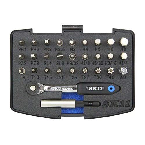 SK11エスケー11 スリムラチェットドライバーセット SRD-2230 ギア数52山 差替式 30点セット : あかるストア - 通販 - Yahoo!ショッピング