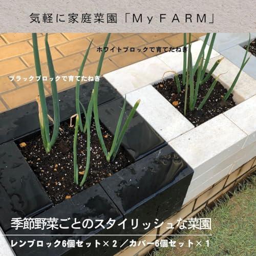 YPC 日本製 レンガ ブロック 花壇 ガーデニング 庭作り 屋外 ベランダ エクステリア レンブロック ガーデン 6個 WT ブラウン : あかるストア - 通販 - Yahoo!ショッピング