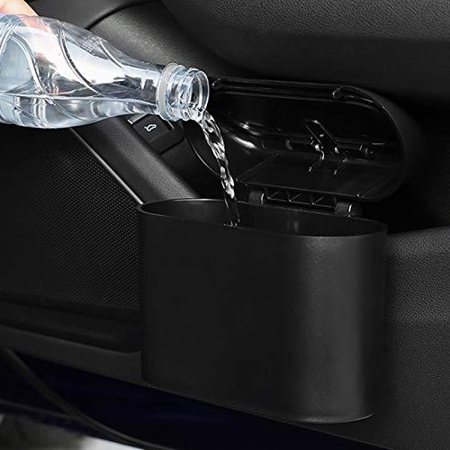 Haotao 車用ゴミ箱 小型 ごみ箱 引っ掛け式 ダストボックス 後部座席 助手席 収納ケース 倒れない 小物入れ コンパクト 防水 ABS ...