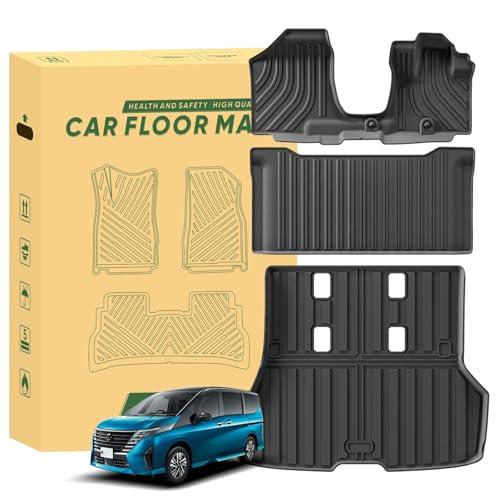 AHWZ ニッサン 新型セレナ 専用 C27 E-POWER フロアマット 防水 SERENA C27 2016-2022年〜現行 マット 3D : ujr36fa81557a : あかる ...