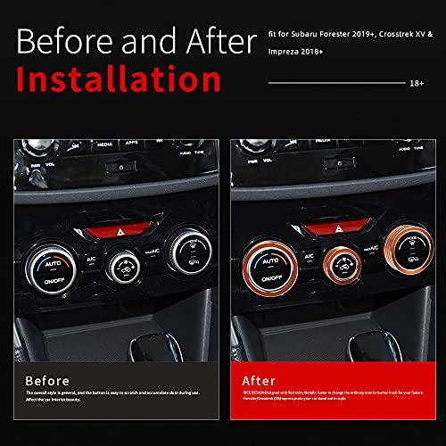 Auovo スバル フォレスターsk系/XV GT系/インプレッサ 専用 エアコンダイヤルカバー エアコンベゼル インテリアパネル セレクタカバ : ujr5f5c5b74a4 : あかる ...