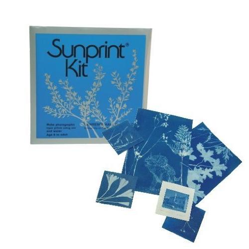 SunPrint Paper Kit サイアノタイプ サンアート ペーパー 日光写真 青写真が簡単に : あかるストア - 通販 - Yahoo!ショッピング