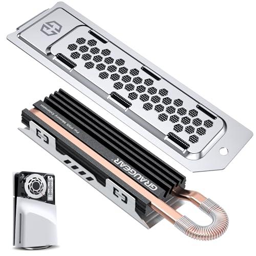 GRAUGEAR PS5 Pro/Slim専用のM.2 2280 NVMe SSDヒートシンク、PlayStation 5 Pro/Slim ...