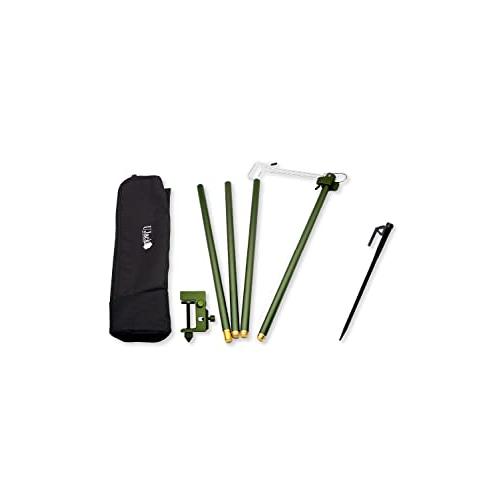 UJackユージャック コンパクト ランタンスタンド & クランプ ハンガー内蔵式 耐荷重1.5kg両側3kg 収納ケース付き打ち込み & : ujr77a96f35ec : あかるストア ...