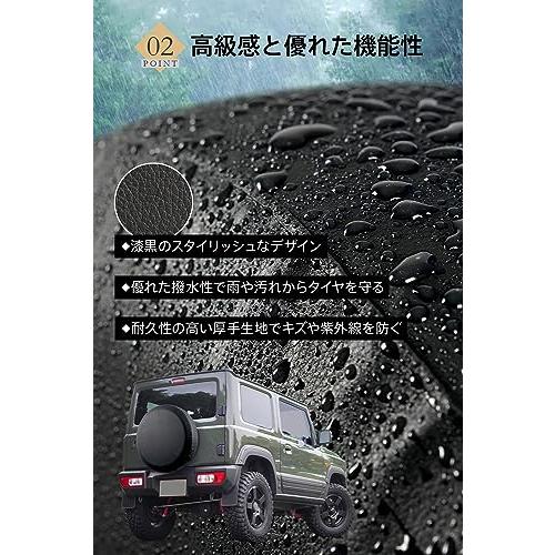 WeBirth ジムニー タイヤカバー 日本企画/純正タイヤ専用設計簡単装着 無地 スペアタイヤカバー jb64（シエラ用） : あかるストア - 通販 - Yahoo!ショッピング