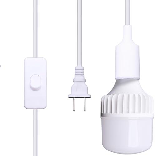 電球ソケット 電球コンセント 超長コード3m・スイッチ付き コンセント 照明 e26 ソケット 吊り下げライト 照明コン : あかるストア - 通販 - Yahoo!ショッピング