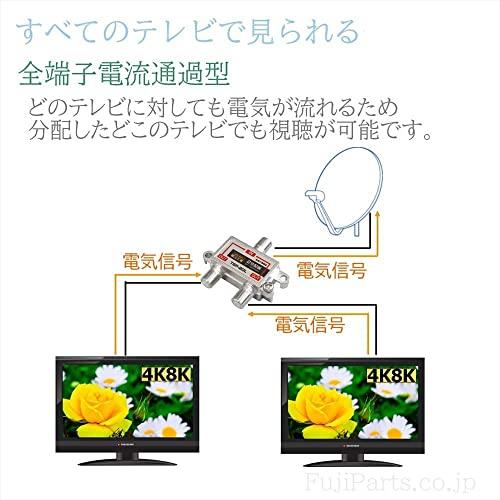4K 8K放送対応 アンテナ5分配器 全端子電流通過型 分配器 5分配 3224MHz対応 FE-TSP-5DL : あかるストア - 通販 - Yahoo!ショッピング