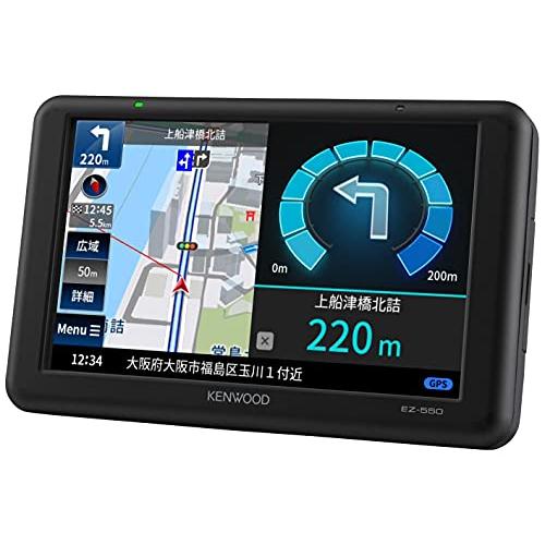 ケンウッド ポータブルナビ 5インチ EZ-550 2021年モデル ワンセグチューナー 衛星測位システム&3Dセンサーによる高精度自車位置精度 : ujre8f8f03ccf : あかる ...