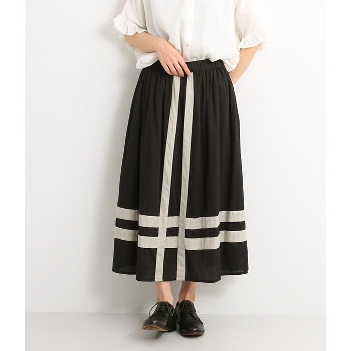 fu-dueka:: スカート エーカ コードコットンライン使いスカート（Black/Blue/Gray） eka エーカ : akas-objet - 通販 - Yahoo!ショッピング