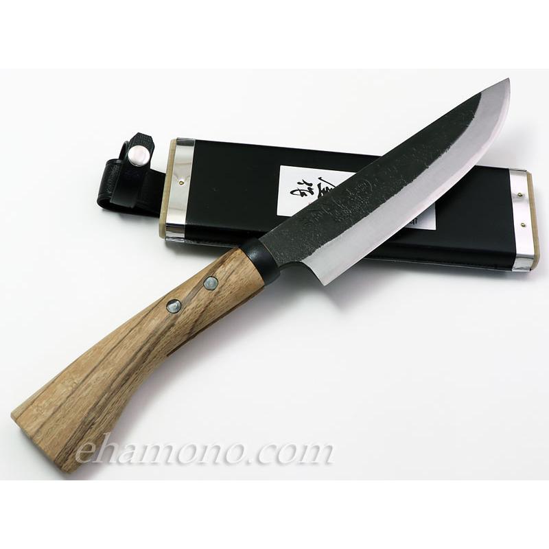 日野浦刃物工房 味方屋作 黒剣鉈 両刃 180 : ehamono Yahoo!店 - 通販 - Yahoo!ショッピング