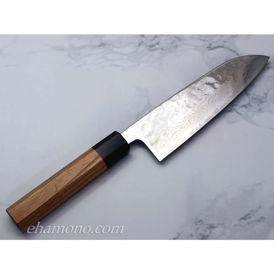 ダマスカス440C割込 和式三徳包丁165 鏡面鎚目 : ehamono Yahoo!店 - 通販 - Yahoo!ショッピング