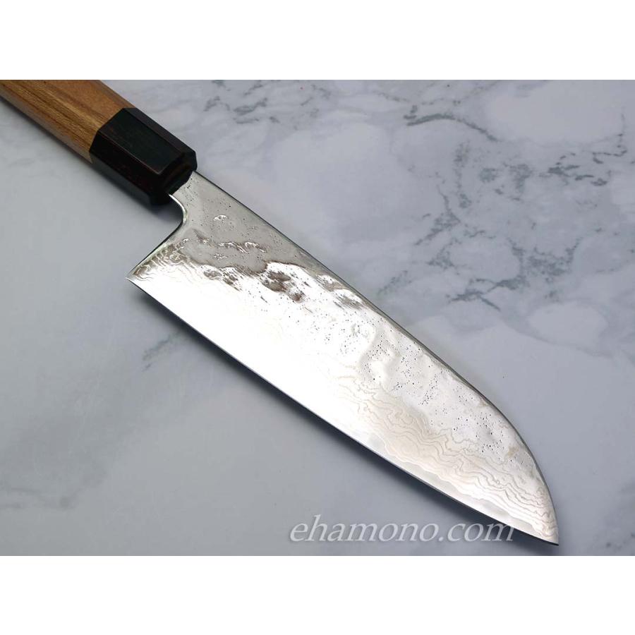 ダマスカス440C割込 和式三徳包丁165 鏡面鎚目 : ehamono Yahoo!店 - 通販 - Yahoo!ショッピング