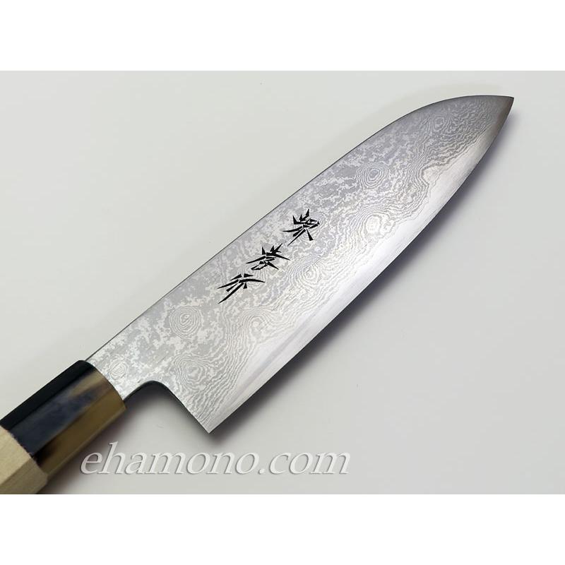 ダマスカス銀三鋼割込 和三徳包丁180 : ehamono Yahoo!店 - 通販 - Yahoo!ショッピング