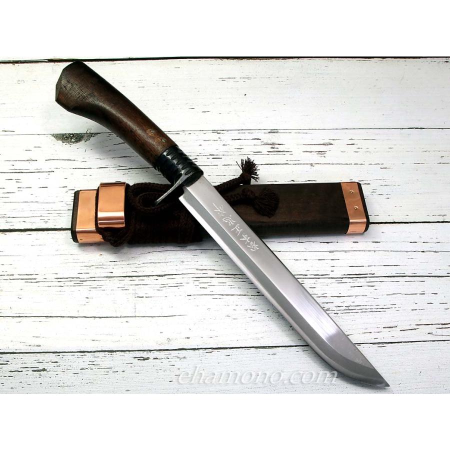 土佐鍛冶 松本正忠作 青鋼細身剣鉈 210 先フ型 : ehamono Yahoo!店 - 通販 - Yahoo!ショッピング