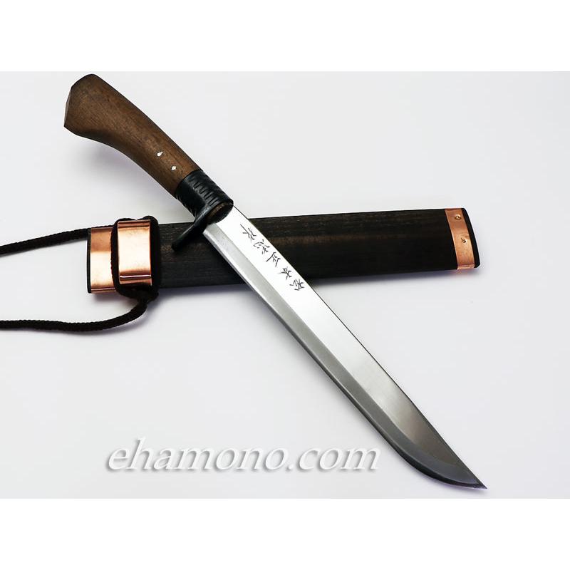 土佐鍛冶 松本正忠作 青鋼細身剣鉈 240 : ehamono Yahoo!店 - 通販 - Yahoo!ショッピング