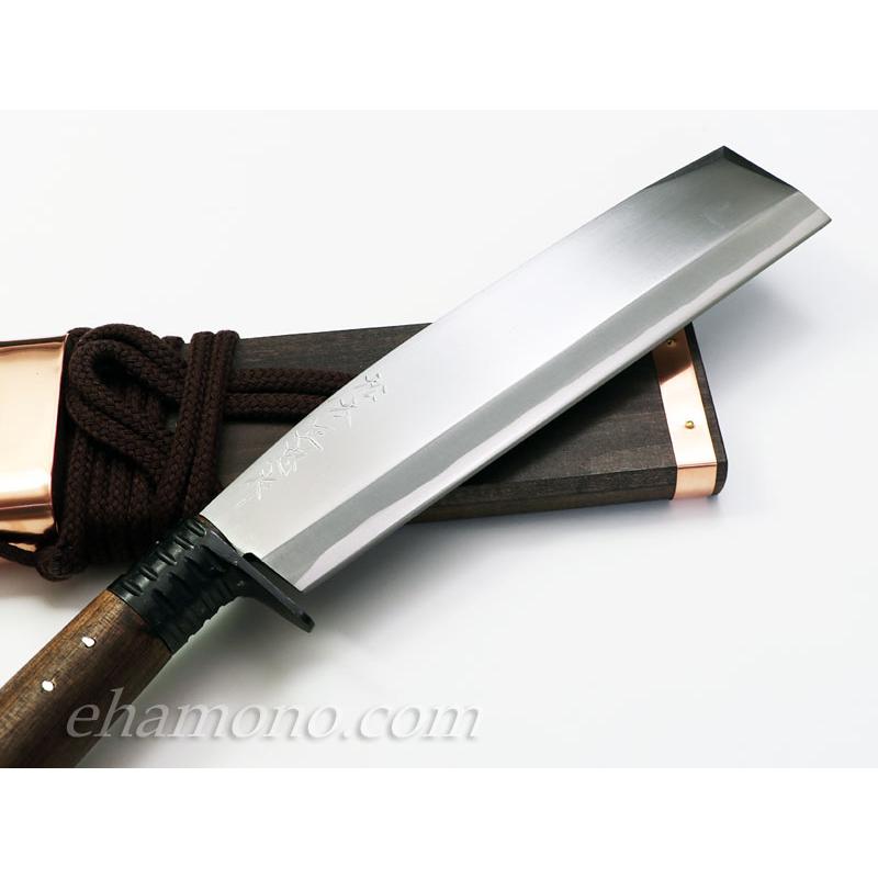 土佐鍛冶 松本正忠作 青鋼 角鉈7寸 210 : ehamono Yahoo!店 - 通販 - Yahoo!ショッピング