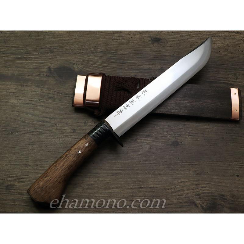 土佐鍛冶 松本正忠作 青鋼 狩猟剣鉈8寸 240 : ehamono Yahoo!店 - 通販 - Yahoo!ショッピング