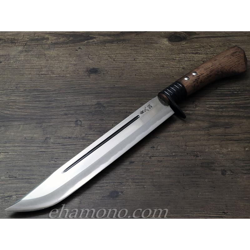 土佐鍛冶 松本正忠作 青鋼 狩猟剣鉈8寸 240 : ehamono Yahoo!店 - 通販 - Yahoo!ショッピング