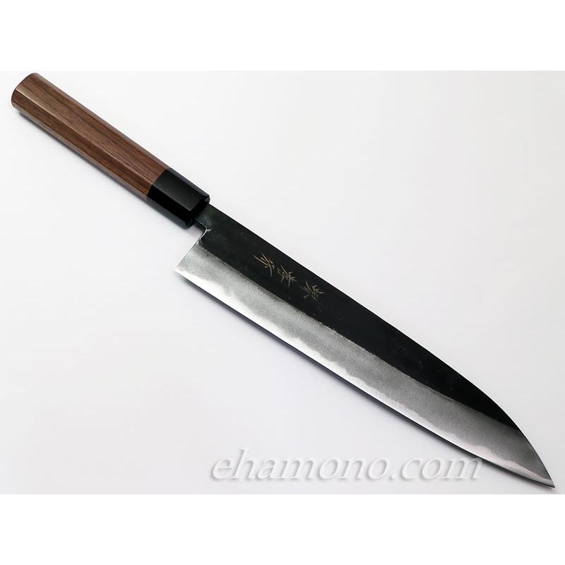 堺孝行 青二鋼 黒打和牛刀240 : ehamono Yahoo!店 - 通販 - Yahoo!ショッピング