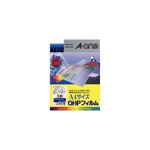 A-one エーワン OHPフィルム インクジェットプリンタ用 A4判 ノーカット 50枚 品番 27078 : 赤塚ビジネス株式会社 - 通販 - Yahoo!ショッピング