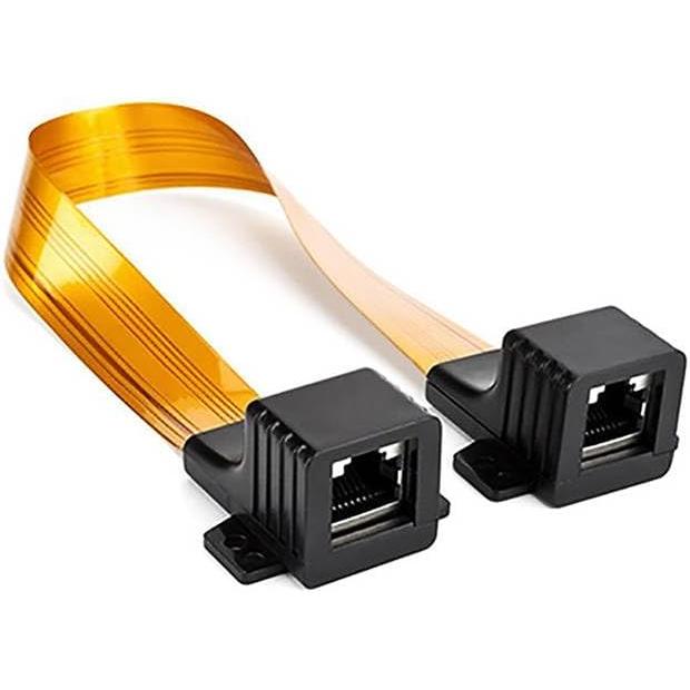 隙間用 LANケーブル 30cm 中継 延長 フラットケーブル 配線 工事不要 CAT5e対応 100BASE-TX 高速伝送 100Mbps ...