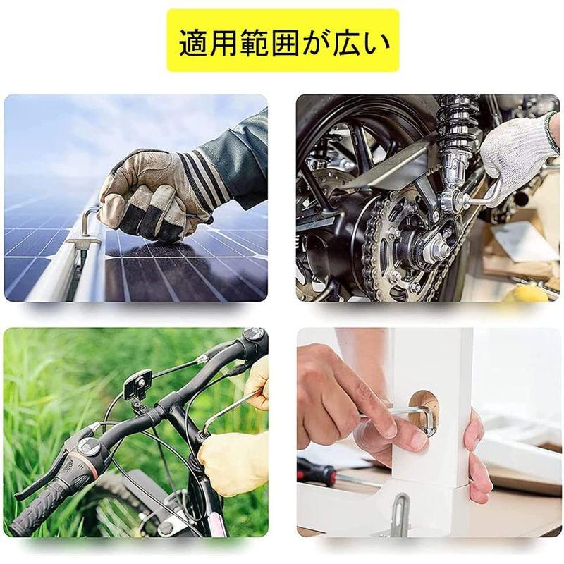 トルクスレンチセット 9本組 T10 T15 T20 T27 T30 T40 T45 T50 六角棒レンチ L型レンチ 精密ヘクスローブレン 女性が喜ぶ♪