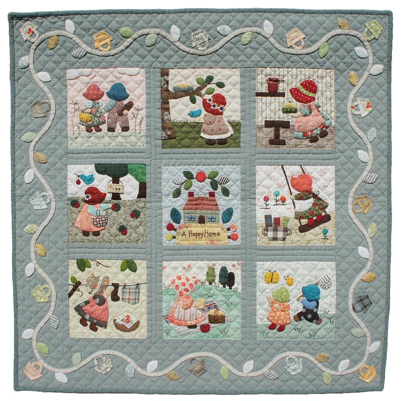 New 柴田明美のパッチワークキット たのしいスーちゃんのタペストリー t-035 : t-035 : AKEMI SHIBATA 柴田明美 - 通販 - Yahoo!ショッピング