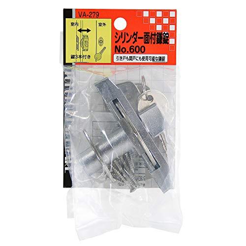 WAKI シリンダー面付鎌錠 No.600 VA-279 : KENちゃんSHOP2-2-2 - 通販 - Yahoo!ショッピング