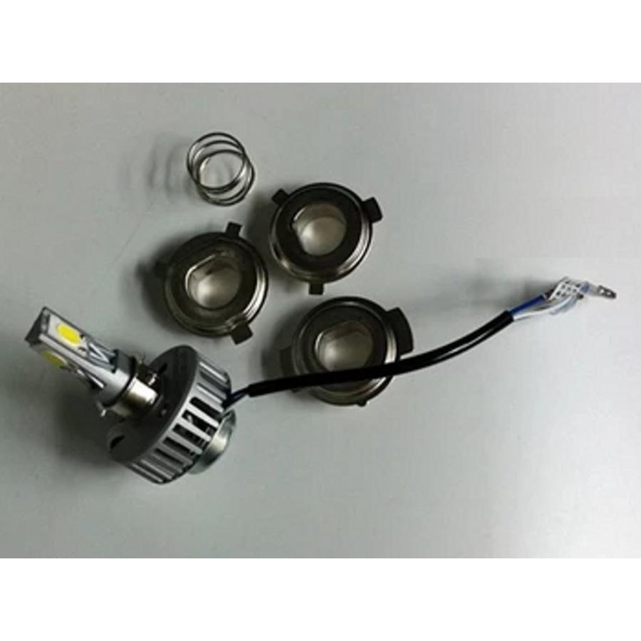 e-auto-fun バイク用LED ヘッドライト H4/H4R1/PH7/PH8対応 2000ルーメン 6V-36V 6000k 三面発光 Hi/L : KENちゃんSHOP2-2-2 ...