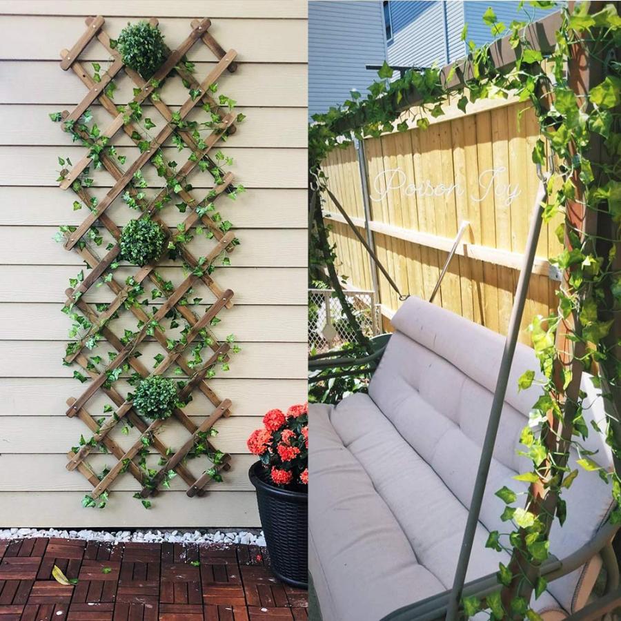 フェイクグリーン 人工観葉植物 24本セット【Xiaz】造花グリーンアイビー 緑 藤 ホーム オフィス 結婚式 パーティー 適用の植物装飾 : KENちゃんSHOP2-2-2 - 通販 ...